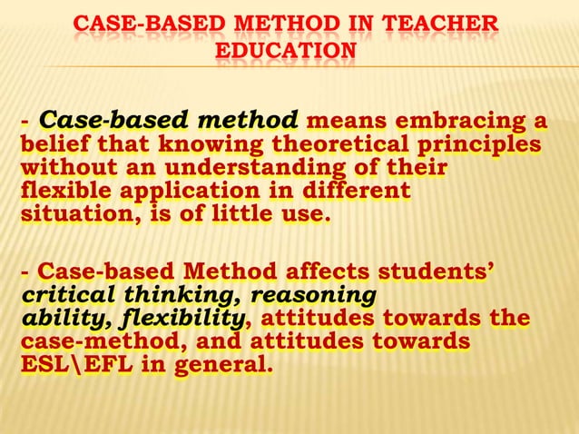 Case-Based Education | PPSX | Education industry | Industries