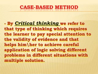 Case-Based Education | PPSX