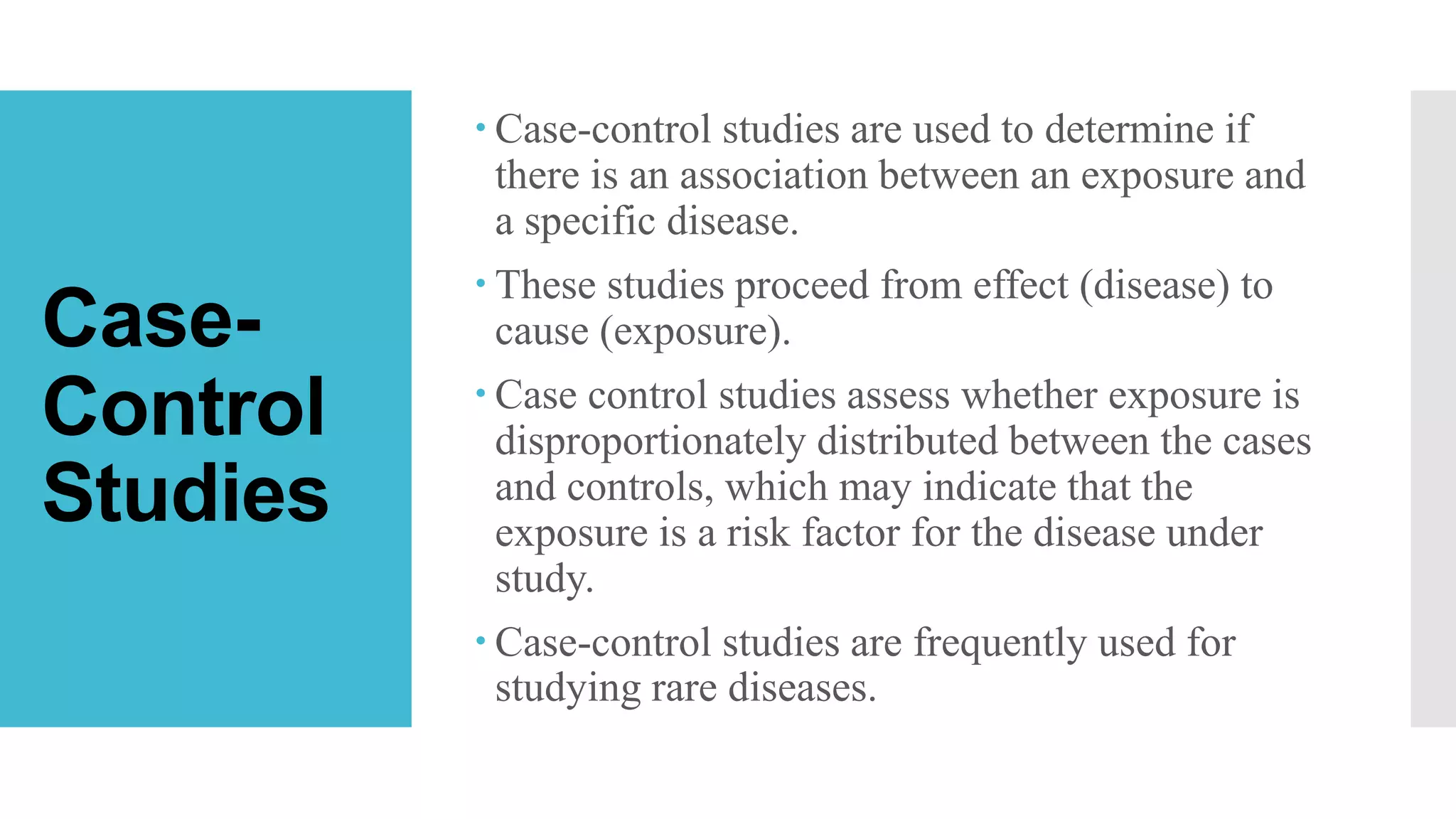 Case control studies | PPTX