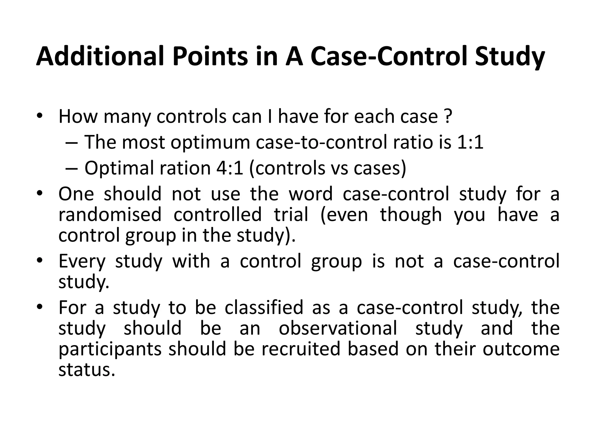 Case control studies | PPTX