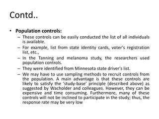 Case control studies | PPTX