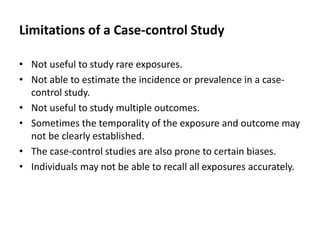 Case control studies | PPTX