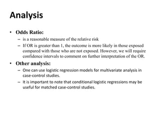 Case control studies | PPTX