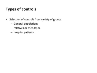 Case control studies | PPTX
