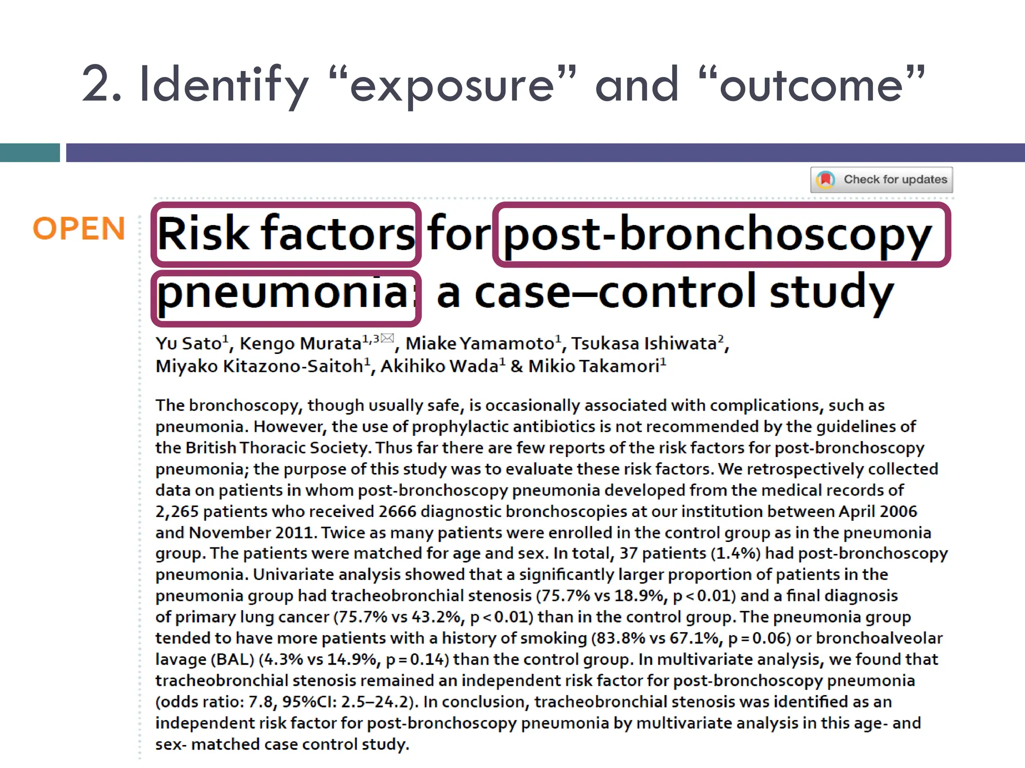 Case-control studies drug information lec | PDF