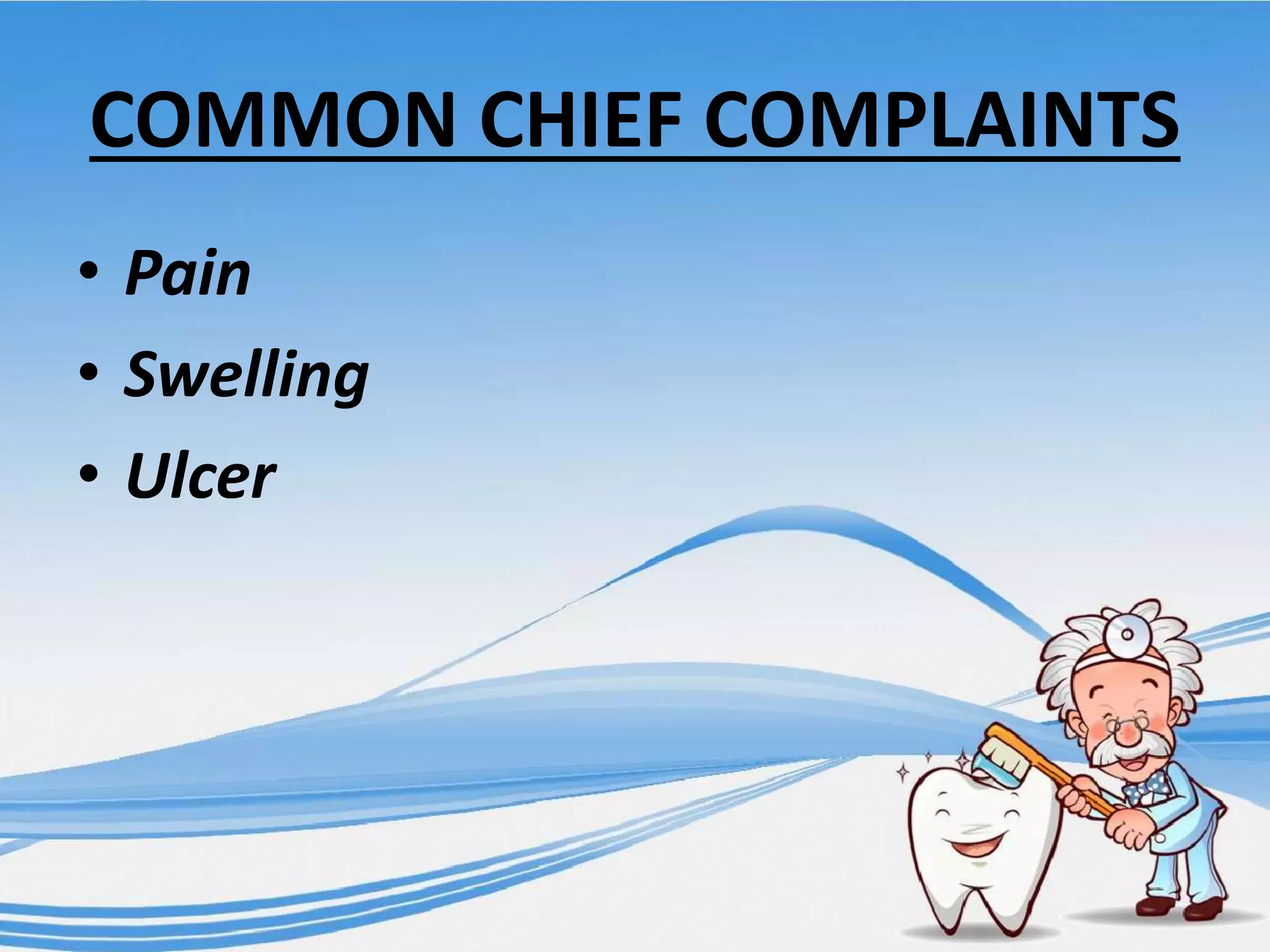 DENTAL CASE HISTORY (DEMOGRAPHIC DATA ,CHIEF COMPLAINT,HOPI) | PPTX