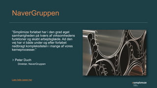 Simplimize succeshistorier - cases | PPT