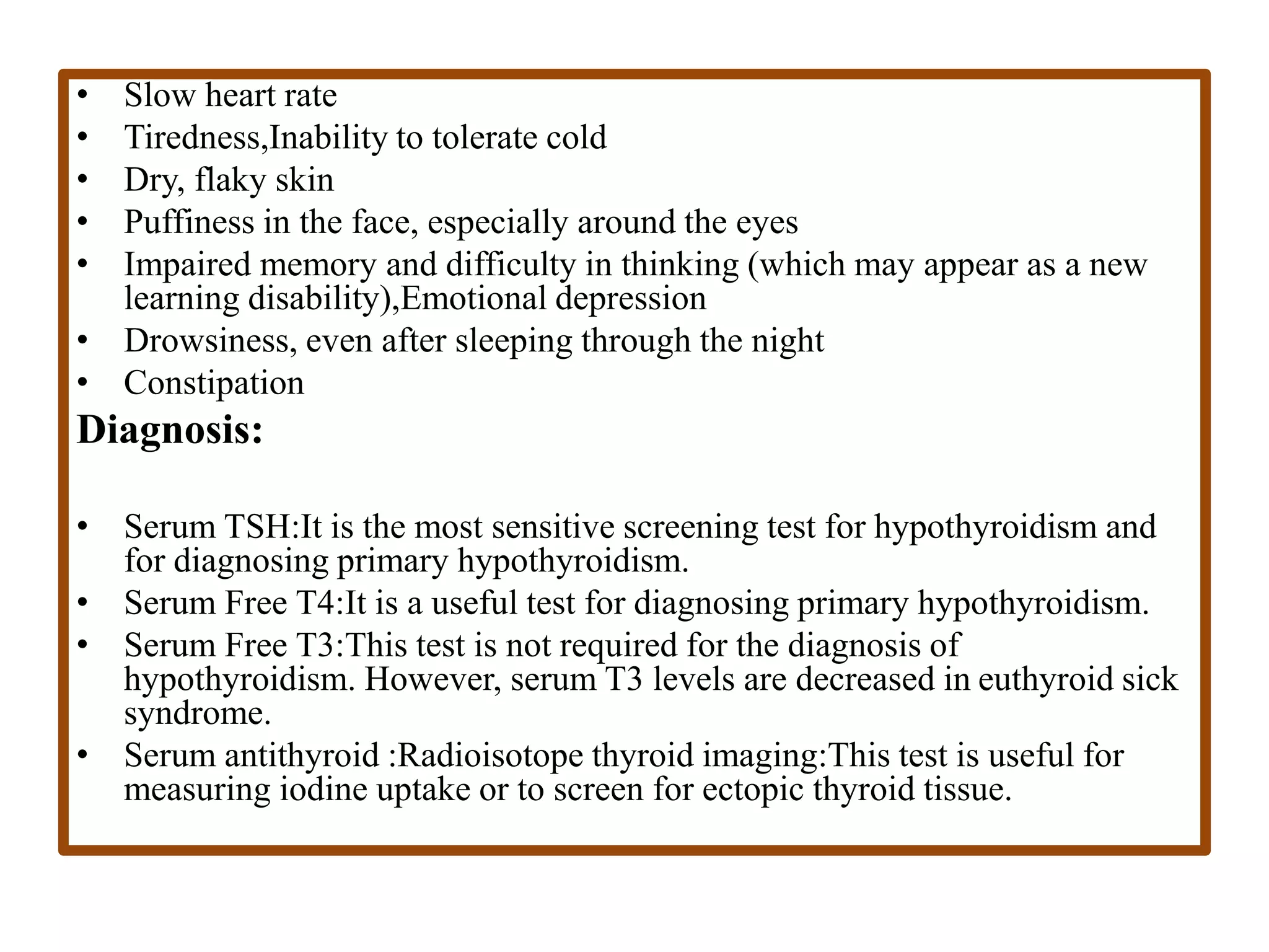 Case presentation on hypothyroidism | PPTX