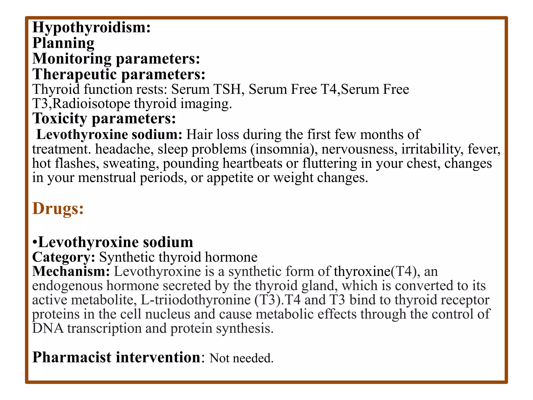 Case presentation on hypothyroidism | PPTX