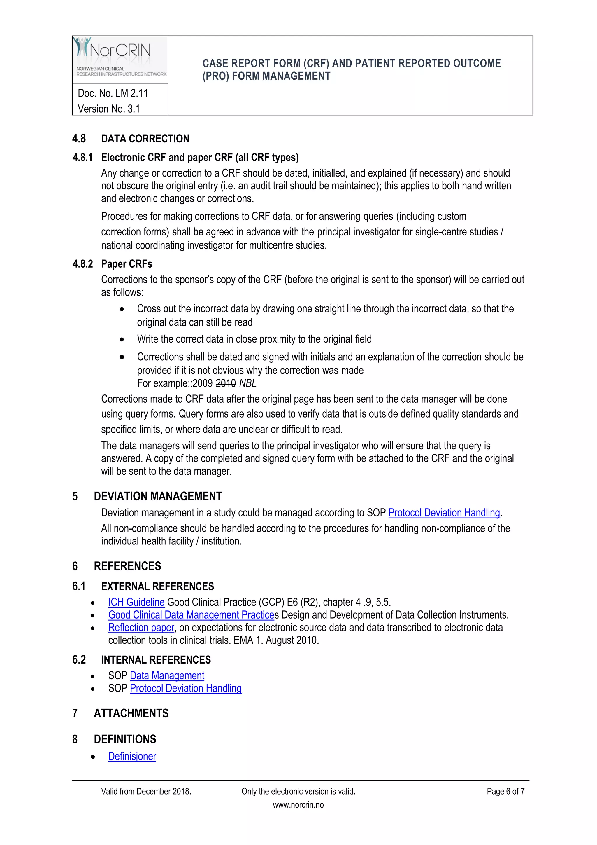 case report form crf | PDF