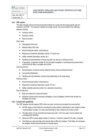 case report form crf | PDF