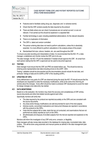 case report form crf | PDF