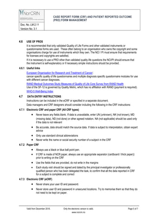 case report form crf | PDF