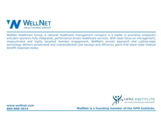 WellNet Healthcare Case Studies 2011 | PPT