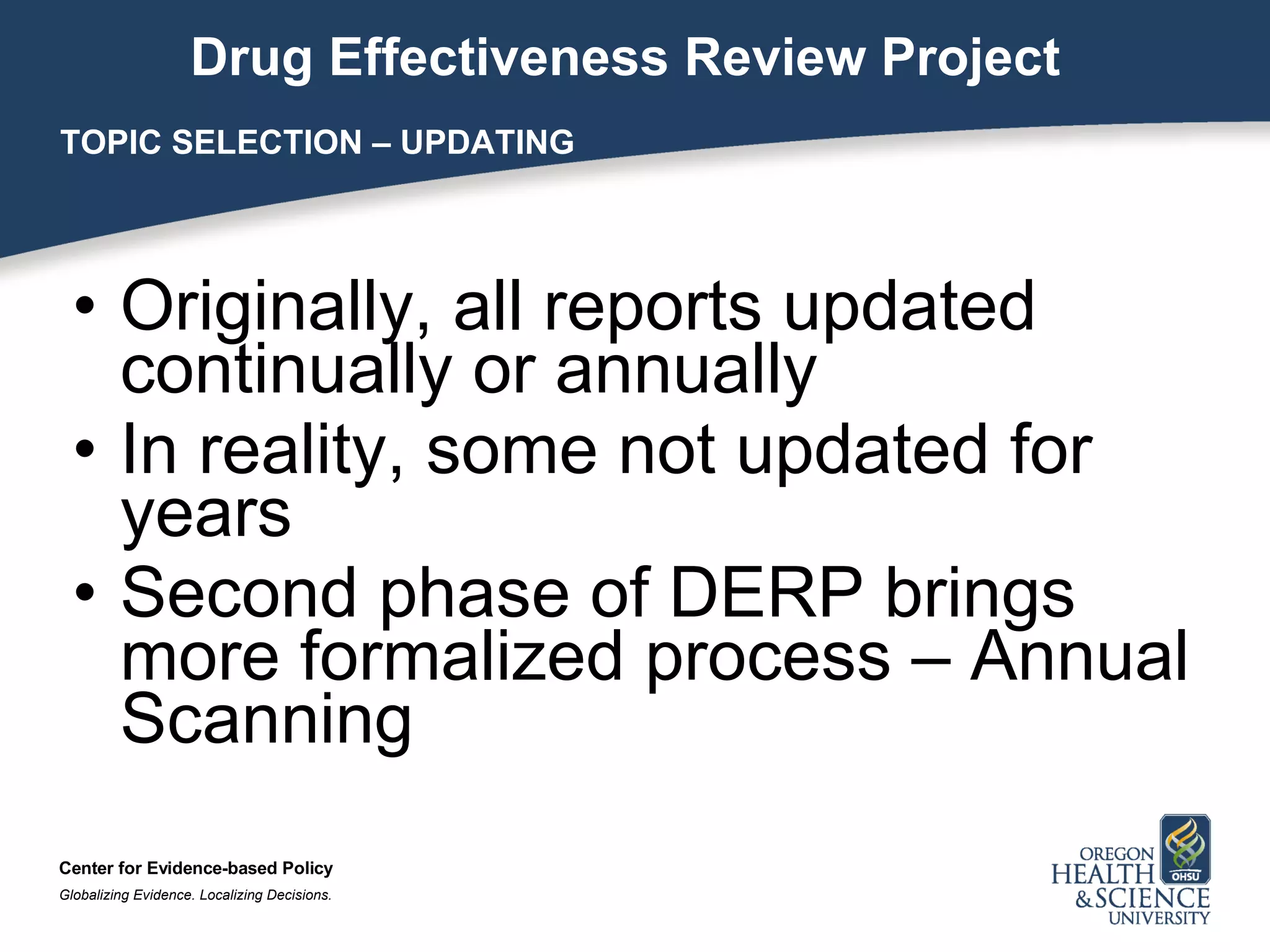 Drug Effectiveness Review Project | PPT | Pharmaceutical Drugs ...