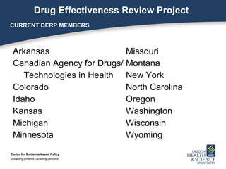Drug Effectiveness Review Project | PPT | Pharmaceutical Drugs ...