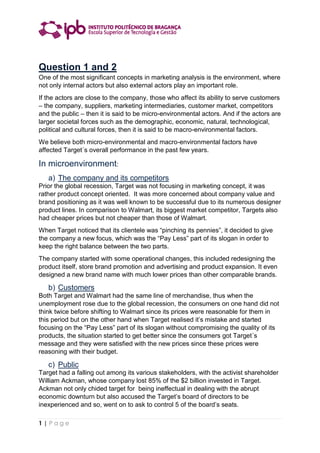 TARGET: from "expect more" to "pay less" | PDF