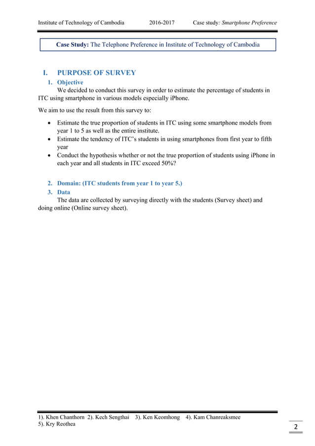 Case study: Probability and Statistic | PDF