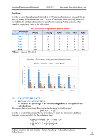 Case study: Probability and Statistic | PDF