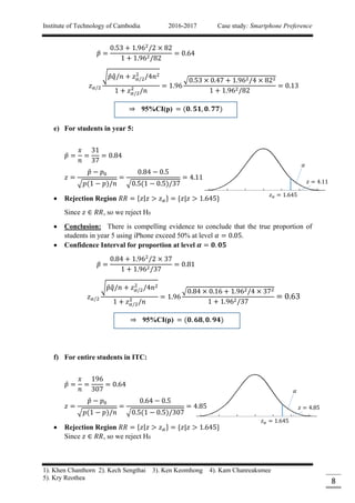 Case study: Probability and Statistic | PDF