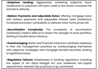 Case Study on Financial crisis of 2007 Case-Study | PDF