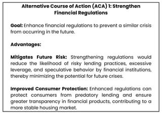 Case Study on Financial crisis of 2007 Case-Study | PDF