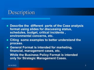 Case-Study-Analysis-Format-Guide.ppt | Business | Business and Finance