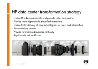 Case Study - HPs Own Data Centre Transformation | PDF