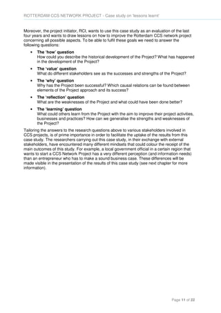 Case study-lessons-learnt-methodology-and-plan-research | PDF