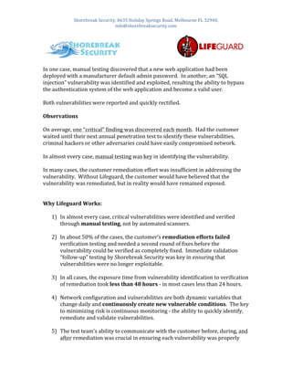 Lifeguard Works | PDF