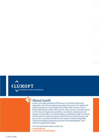 Case study luxoft helps leading av solution provider media luxoft for polymedia | PDF