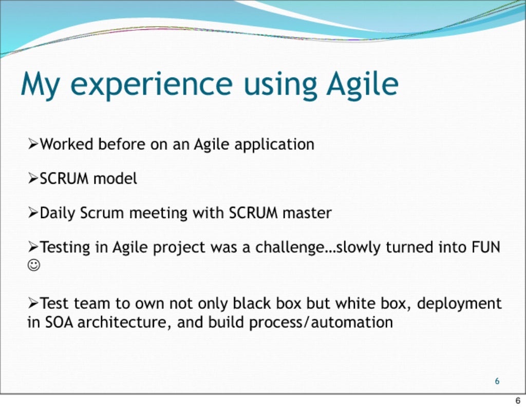 Case Study of Agile Testing