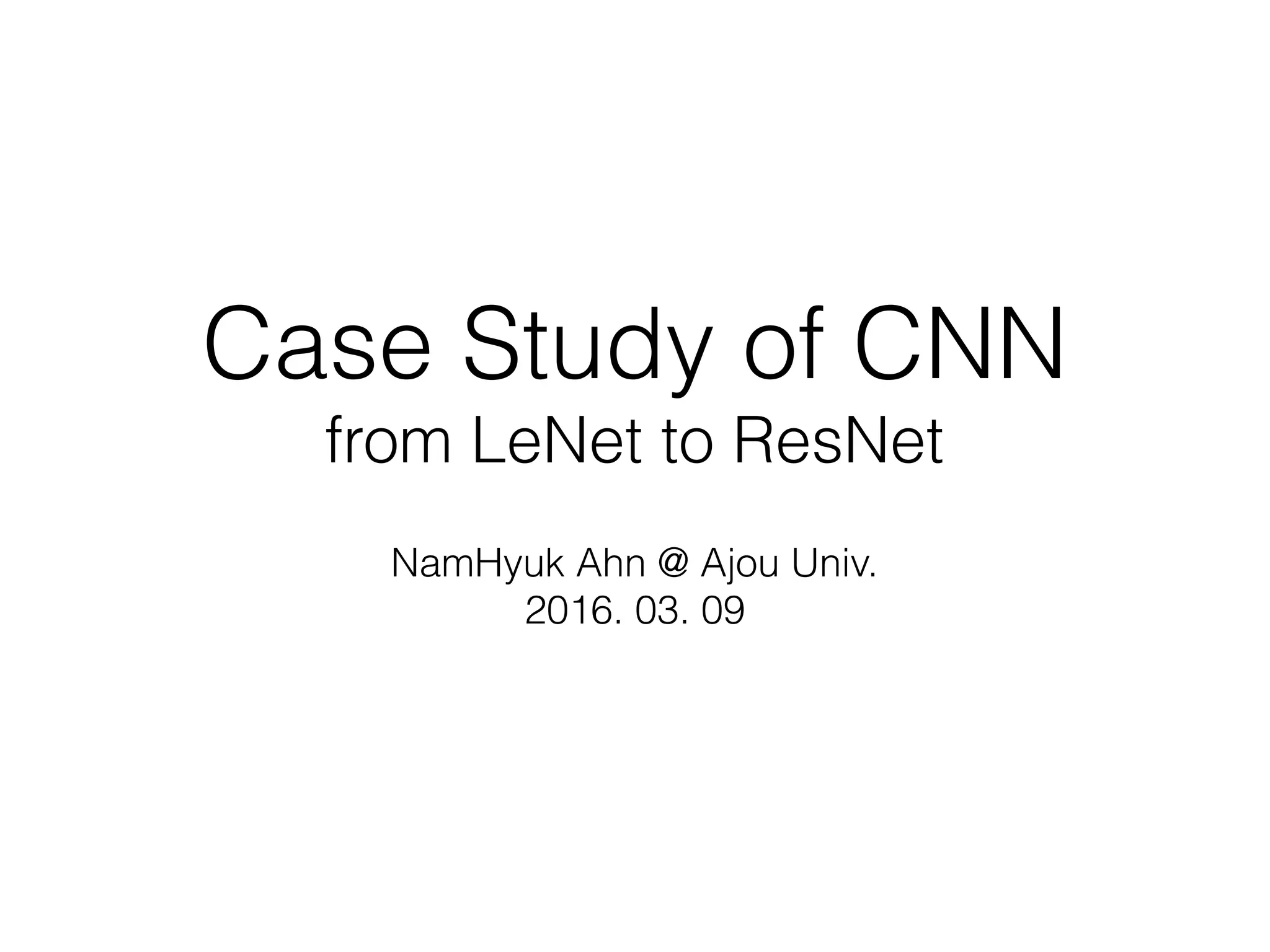 Case Study of Convolutional Neural Network | PDF