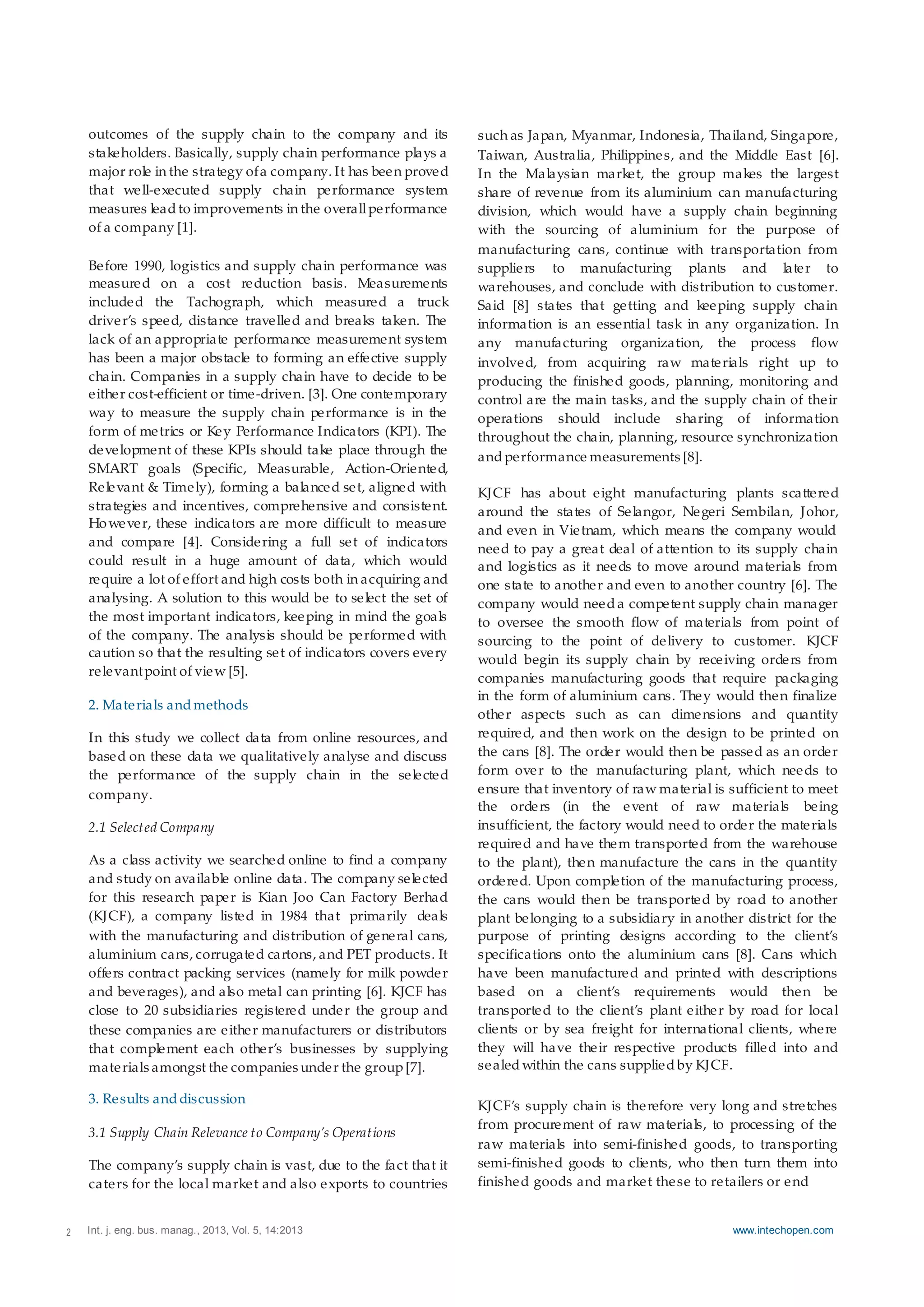 case-study-on-logistics-performance.docx | Manufacturing Industry ...