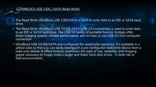 Case study on Physical devices used in Computer forensics. | PPT