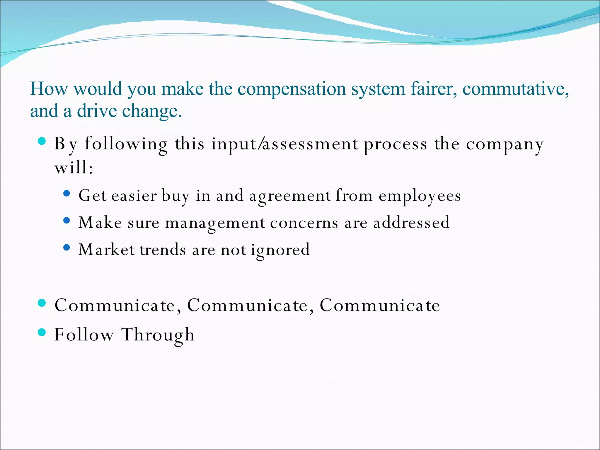 Compensation Case Study | PPT
