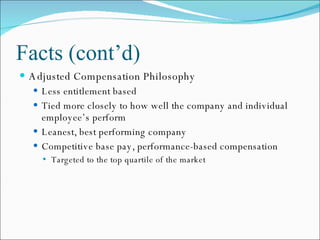 Compensation Case Study | PPT