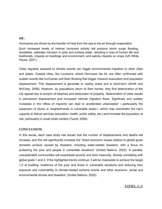 Climate change and environmental migration case study | DOCX