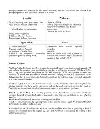 Case Study_ Wellpoint Insurance.doc