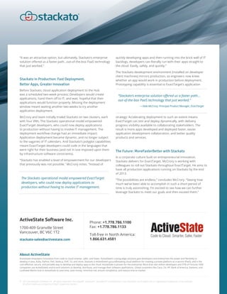 ExactTarget Stackato PaaS Case Study | PDF