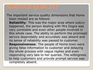 case study on consumer gap in service marketing | PPTX