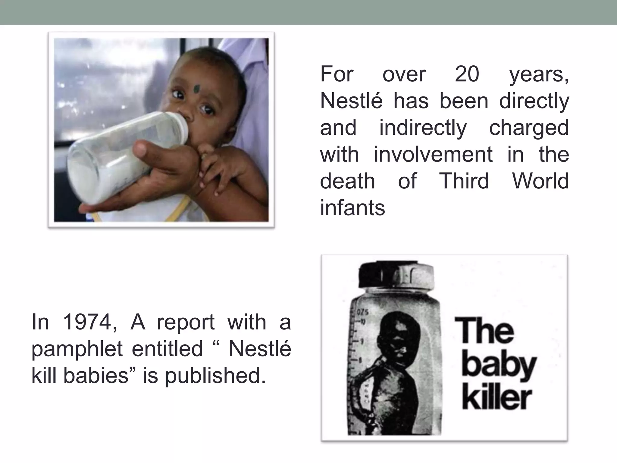 Nestlé the infant formular controversy | PPT