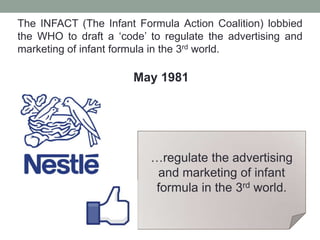 Nestlé the infant formular controversy | PPTX