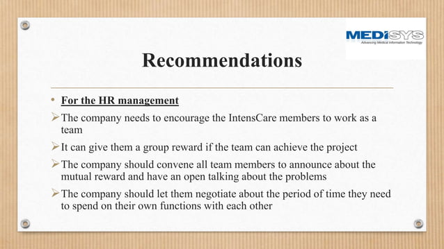 Case 1 Medisys Corp | PPTX | Healthcare Industry | Industries