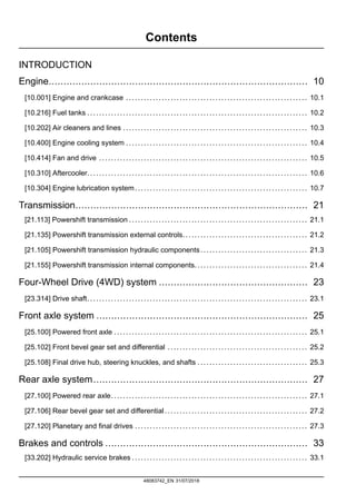 Case 1121 g tier 2 wheel loader service repair manual | PDF