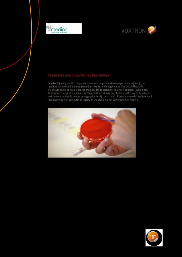 Voxtron bij medisch labo Medina | PDF