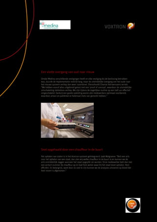 Voxtron bij medisch labo Medina | PDF