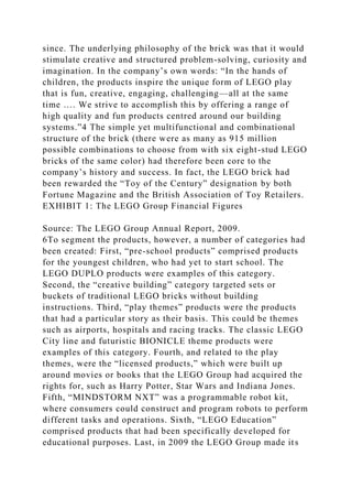 Case 12 LEGO Group An Outsourcing JourneyMarcus Møller Larsen.docx