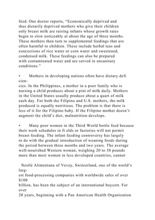 CASE 1 2 Nestlé The Infant Formula Controversy largel.docx