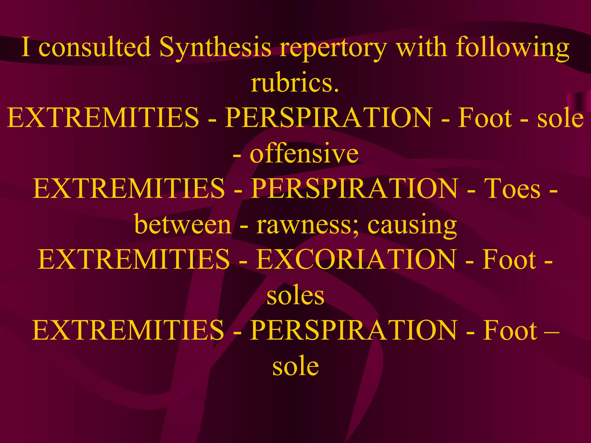 Planter Abscess cured by Homeopathy | PPT